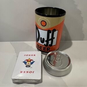 Toys | The Simpsons Duff Beer Can W Deck Of Series 2 Simpsons Playing ...